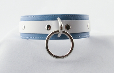 Crystal Blue Collar | ASLAN Leather